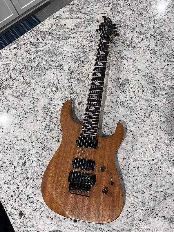 Caparison Dellinger 7 2008 Oiled Mahogany | Reverb
