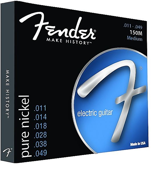 Fender Original 150 Guitar Strings, Pure Nickel Wound, Ball | Reverb