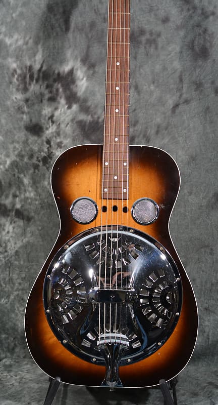 Dobro Model D 60 Square neck Resonator USA Made w Deluxe | Reverb