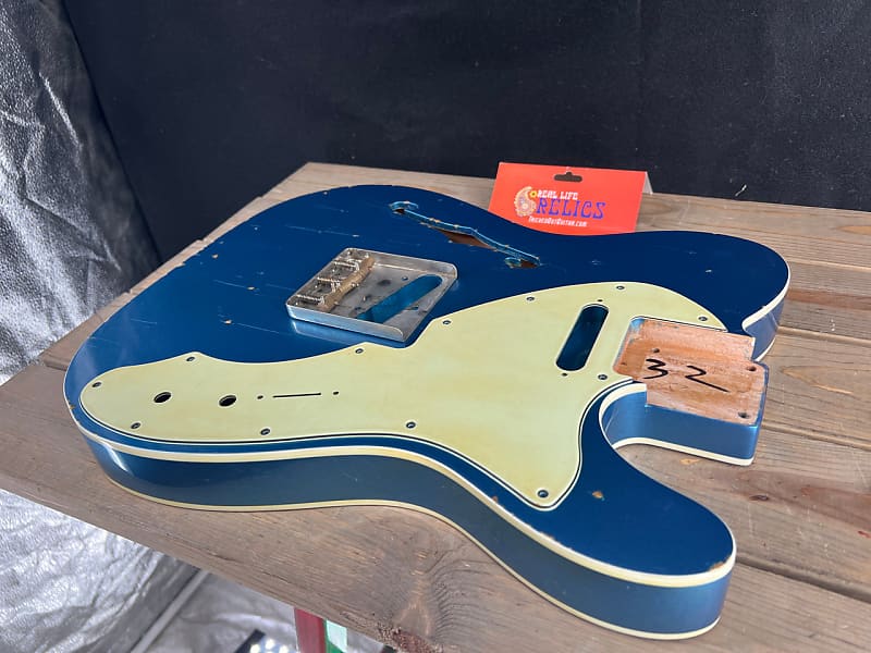 Real Life Relics Nitro 69 Thinline Tele® Telecaster® Body | Reverb
