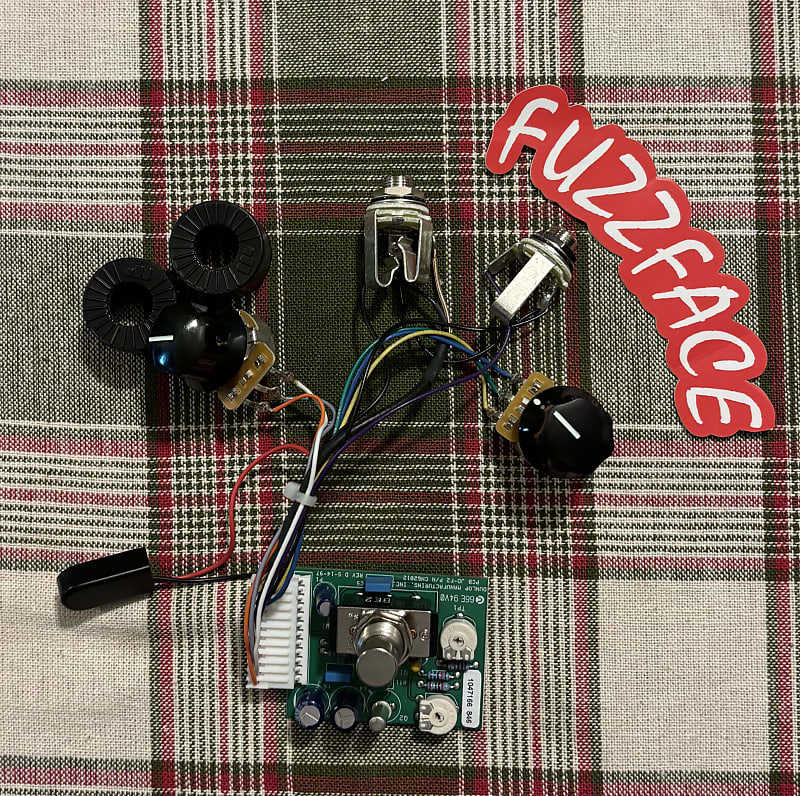 Dunlop JDF2 Fuzz Face complete Germanium Circuit | Reverb