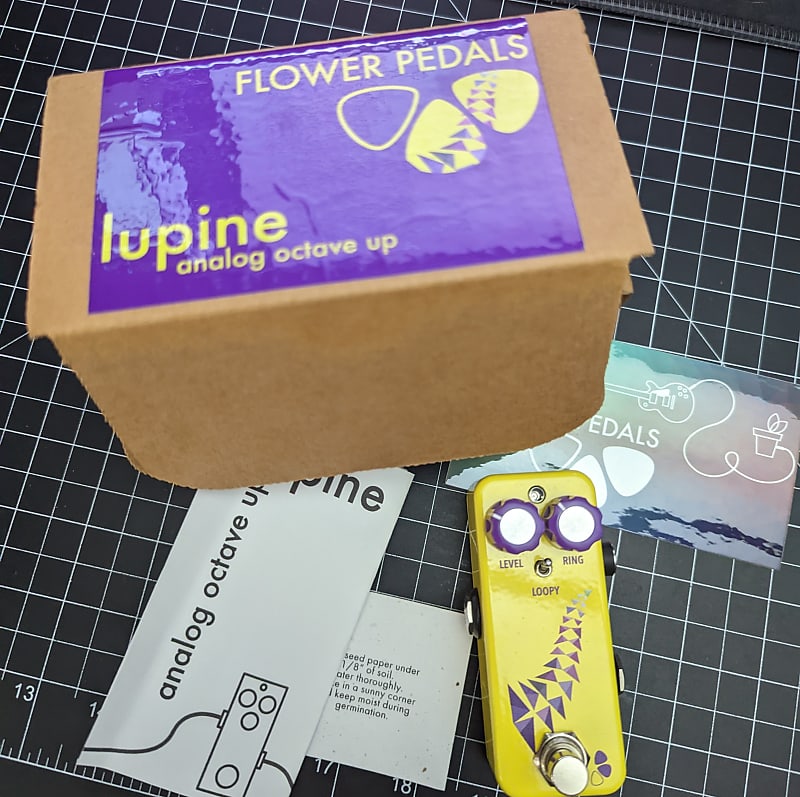 Flower Pedals Lupine 2020 - Purple / Yellow | Reverb