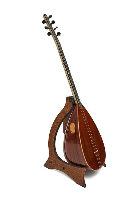 Luxury Turkish Long Neck Saz - Handcrafted Mahogany Baglama - | Reverb