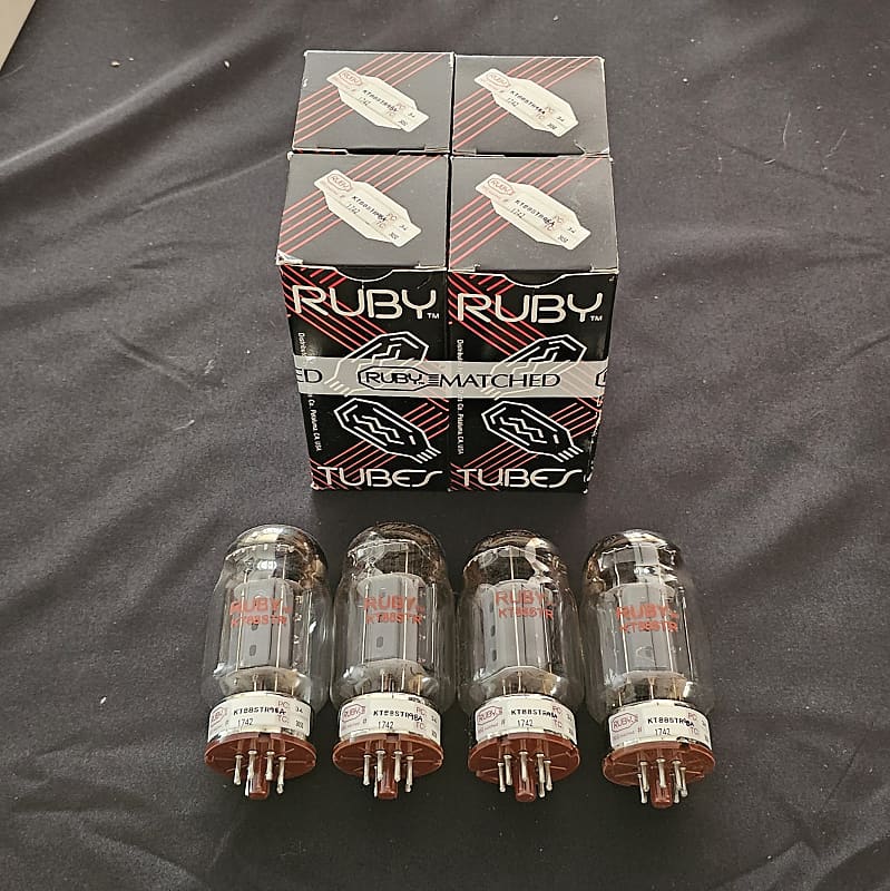 New in box - Ruby KT88-STR - Matched Quad | Reverb