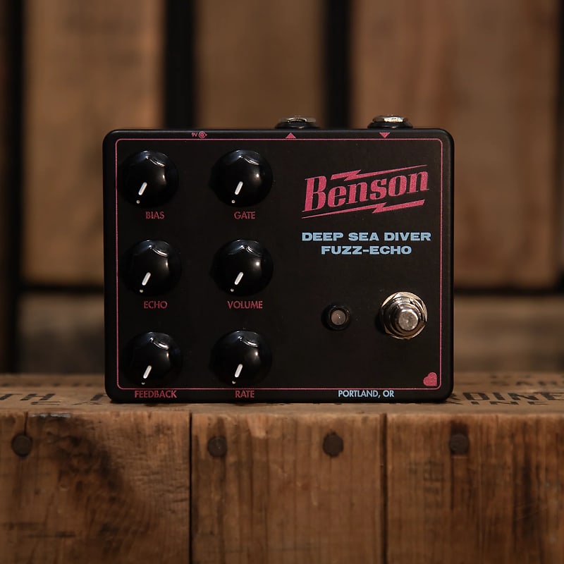 Benson Amps deep sea driver echo fuzz 2025 - Black,Pink,Green | Reverb