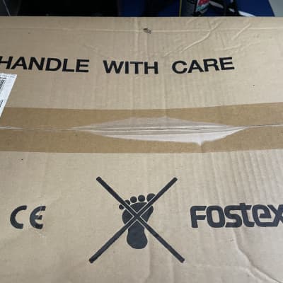 Fostex RM-2 stereo rack mount powered monitor speaker 2000s | Reverb