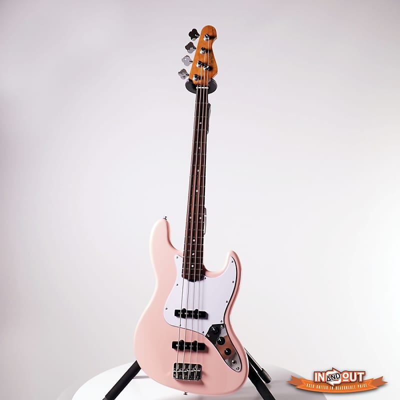 Carparelli New Infiniti Jazz Bass Shell Pink | Reverb