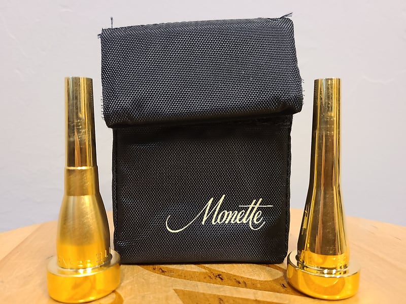 Monette B8 Prana & B4LD S1 Bb Trumpet Mouthpiece PACKAGE Gold | Reverb