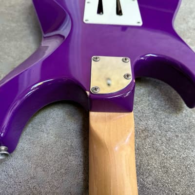 1999 Squier Showmaster HH Electric Guitar Purple Floyd Rose | Reverb