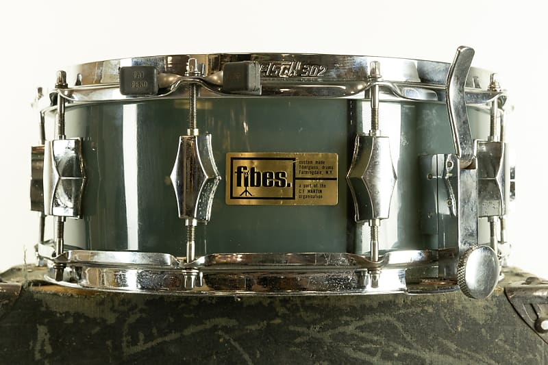 1970s 5x14 Fibes Smoke Acrylic SFT690 Snare Drum | Reverb