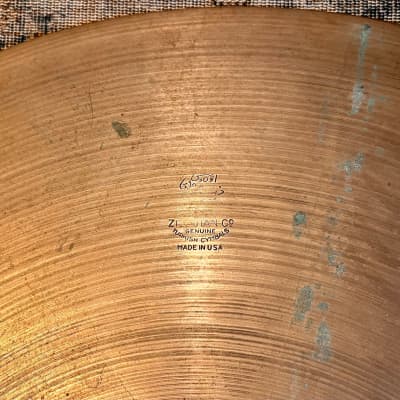 Rare 1940s GLOWING Vintage ZILDJIAN TRANS STAMP 20” | Reverb Australia