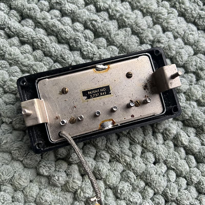 1960s Gibson Patent Number Bridge Humbucker 7.76k | Reverb