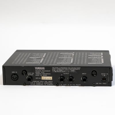 Yamaha R100 Reverb Processor Half Rack with Power Supply | Reverb