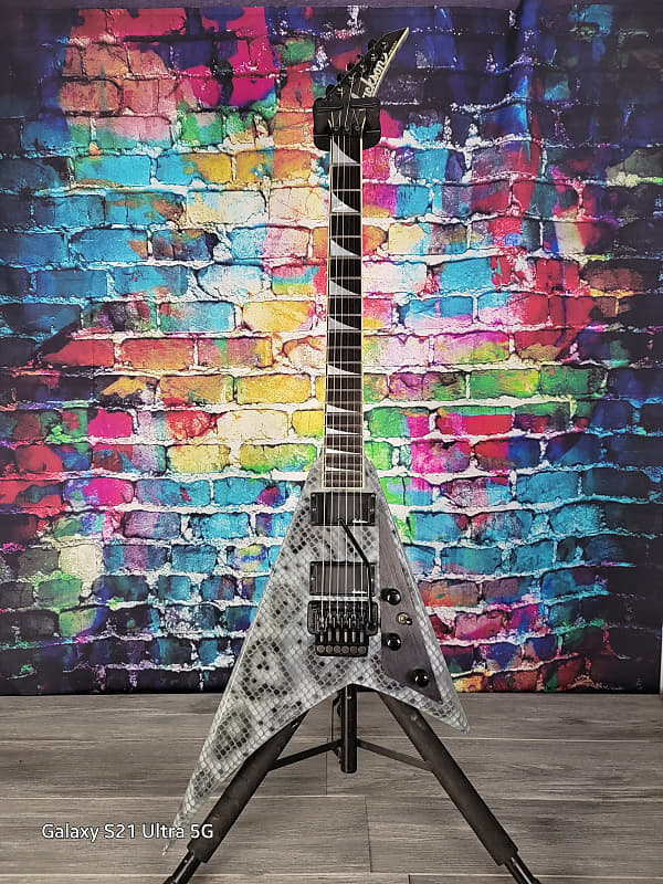 1993 USA Jackson Custom Shop RR1 Snakeskin graphic | Reverb