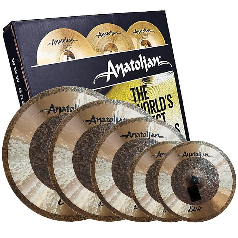 Anatolian Cymbals Pack - 5pc Deniz Series (14H, 16C, 18C, | Reverb