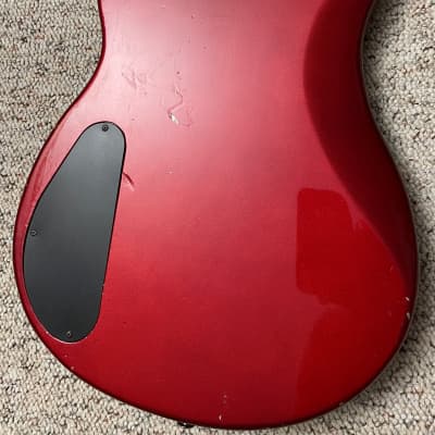 Samick MM Bass Mid 90's (?) - Candy Apple Red | Reverb