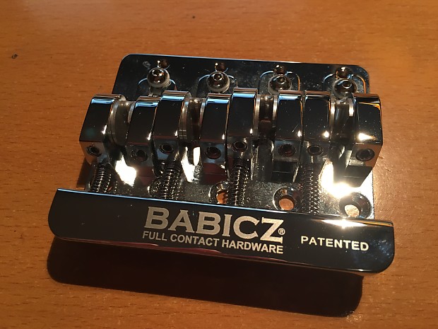 Babicz Full Contact Bridge Chrome 4 String Chrome With Box | Reverb
