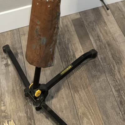 ZZ TOP!!! Custom “Rusty Semi Truck Patina” Mic Stand Prop | Reverb