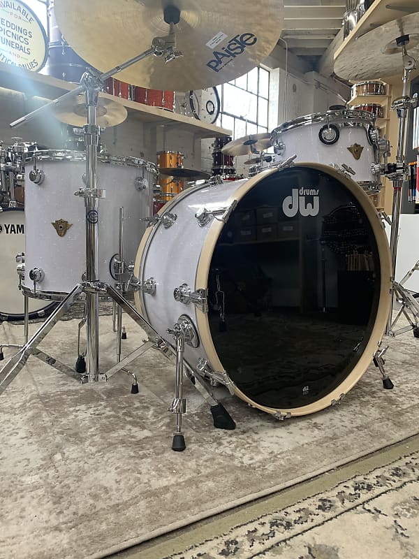 DW Classics Series White Crystal 3 Piece | Reverb