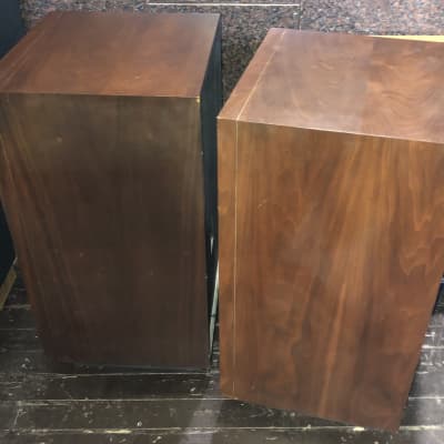 Jensen LS-6 Vintage Speakers 15" Woofer 3 Way Wood Veneer | Reverb