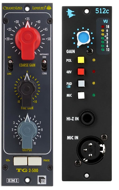 API 512c 500 Series Microphone Preamp Bundle with Chandler | Reverb