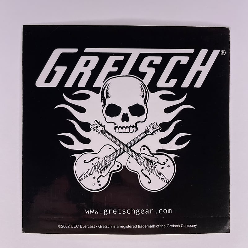 Vintage 2002 Gretsch White Falcon Guitar Sticker Setzer | Reverb