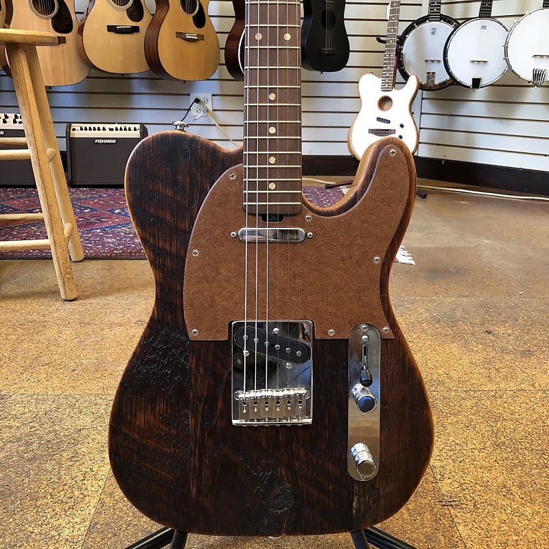 Strack Woodworking Rustic Tele Solid Body Pine w/Fralin | Reverb