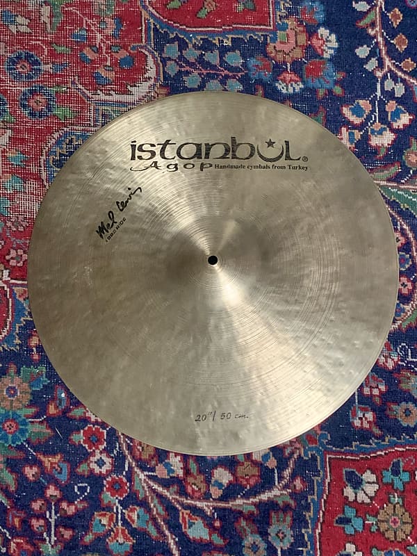 ISTANBUL MEL LEWIS 20” Ride Cymbal - 1974 G - Thin Dark | Reverb