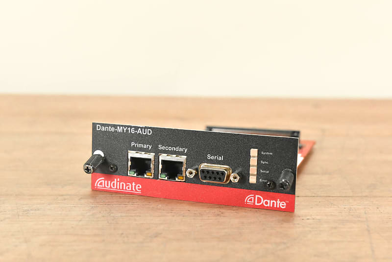 Audinate Dante-MY16-AUD 16-Channel Dante Network I/O Card | Reverb