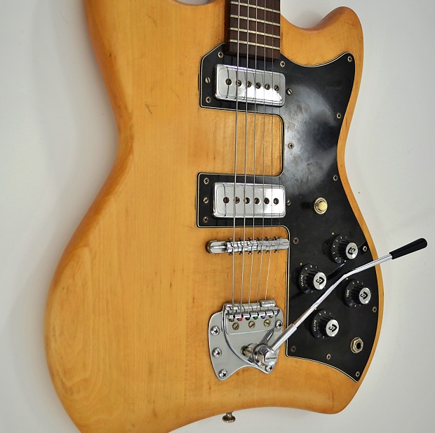 1965 Guild Polara, Natural Re-finish, Original Case, Gumby | Reverb