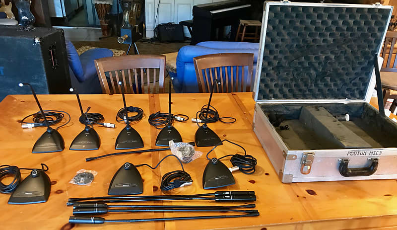 Shure MX-418 & MX-412 Microflex Podium Microphones / | Reverb