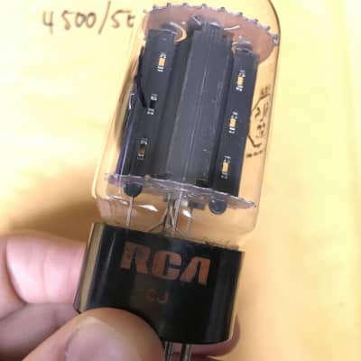 RCA 6L6 GC CJ Black Plate Matched Pair | Reverb