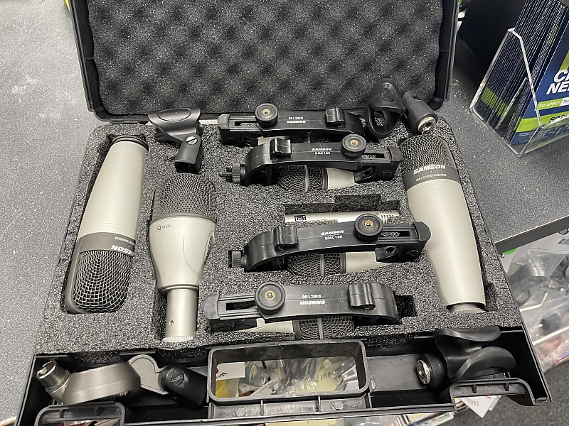 Samson KIT8 microphone set/cables/case 2018 | Reverb
