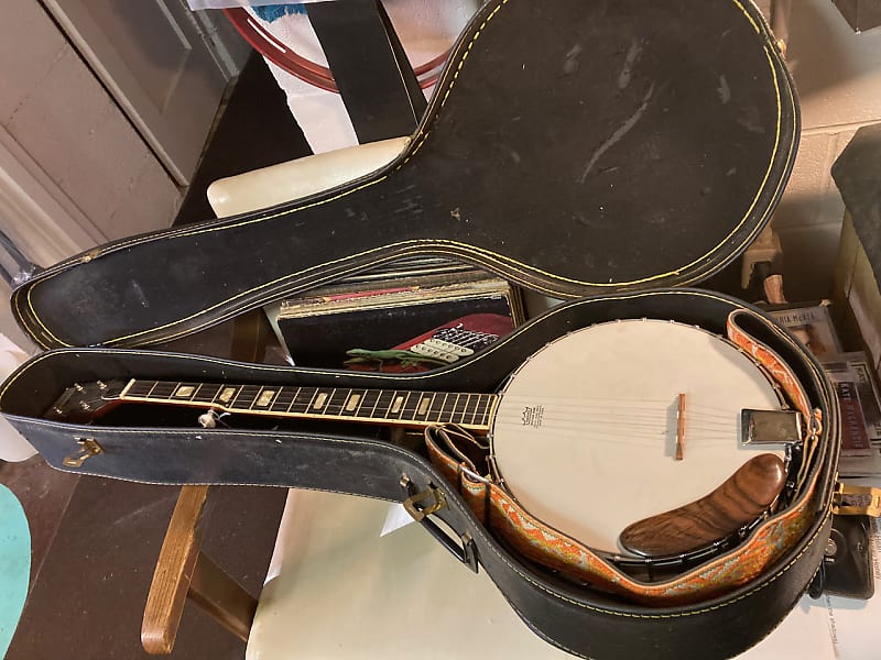 Aztec HB-75A - 5 string banjo circa 70s/80s - natural | Reverb