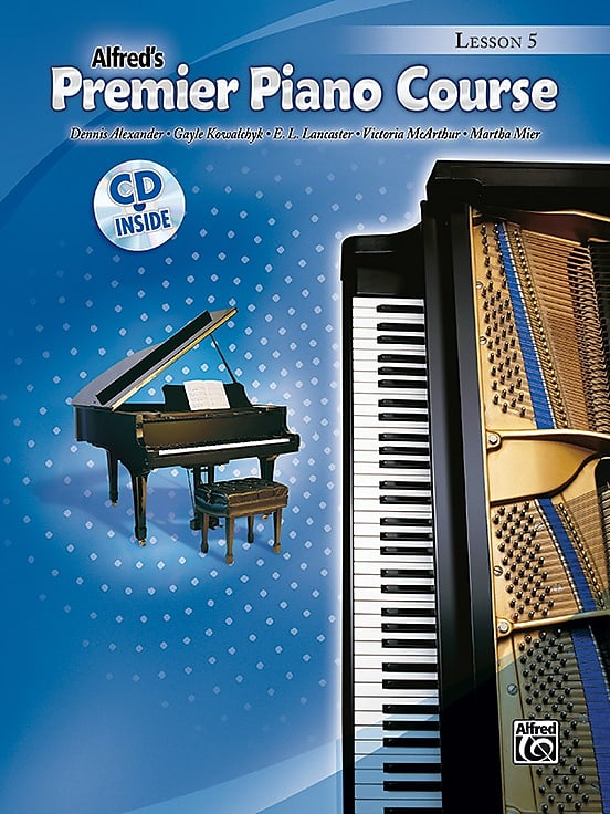 Alfred's Premier Piano Course - Lesson Bk 5 w/CD | Reverb