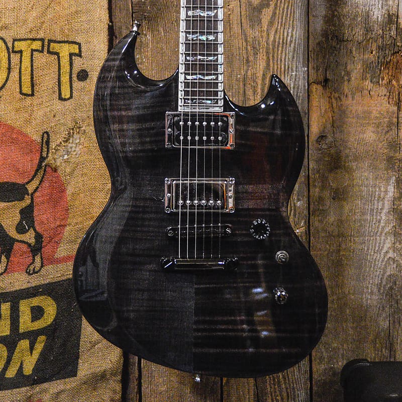 ESP LTD Viper 1000 Deluxe - Ebony | Reverb