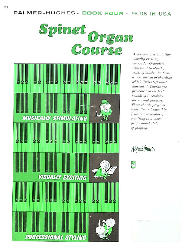 USED Book - Spinet Organ Course | Reverb