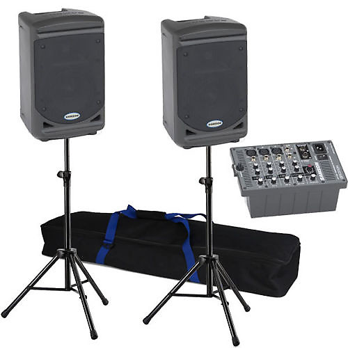 Samson Expedition XP150 Speaker & Mixer Sound System + | Reverb