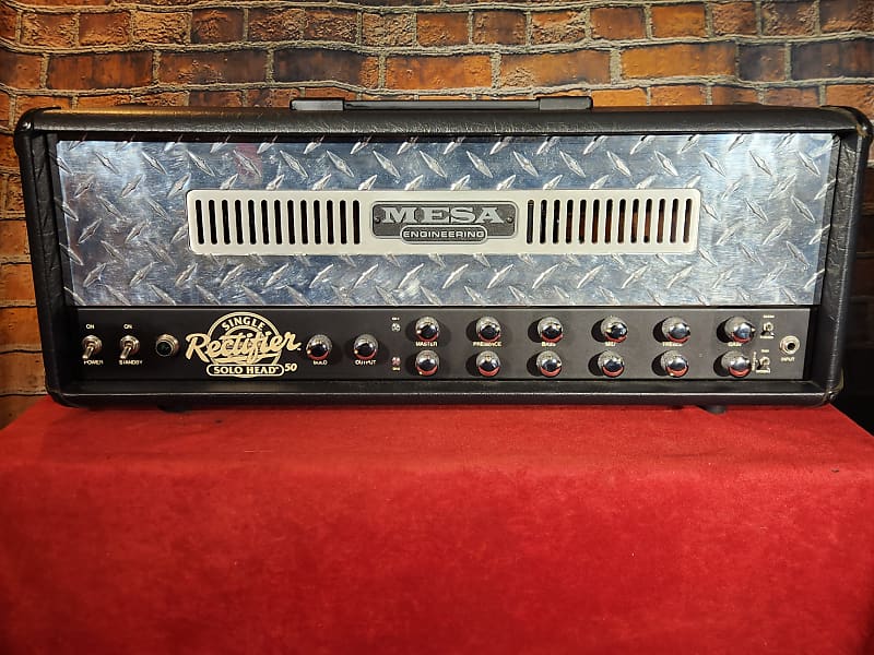Mesa Boogie Single Rectifier 50-Watt Solo Head With Foot | Reverb