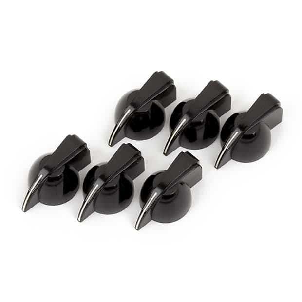 Fender Pure Vintage Black "Chicken Head" Amplifier Knobs | Reverb