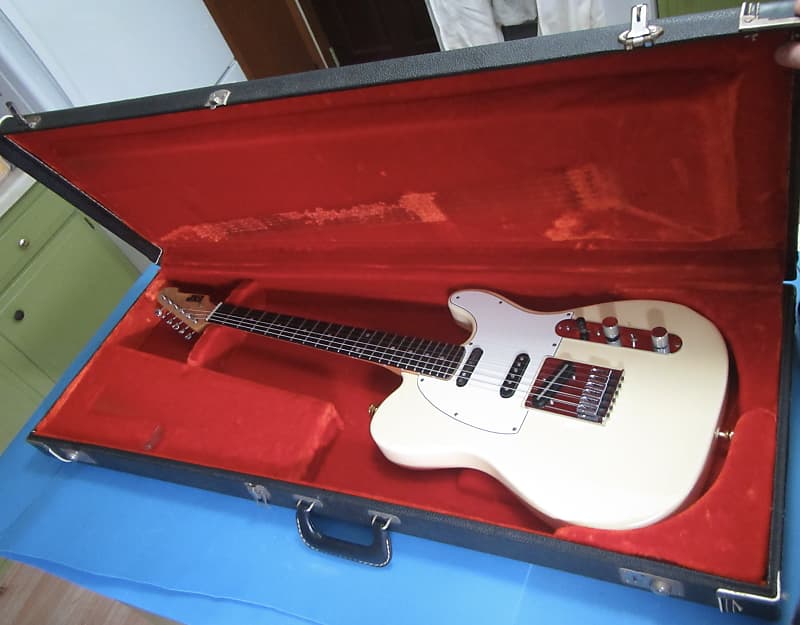 Vintage ESP Tele-Style 1980's - Glossy Creme with case and | Reverb