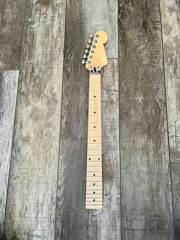 Strat Style 22-Fret Loaded Guitar Neck Maple/Maple | Reverb