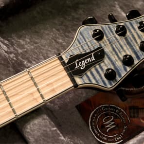 Mayones Legend 6 HSS Trans Jeans Blue Satine | Reverb