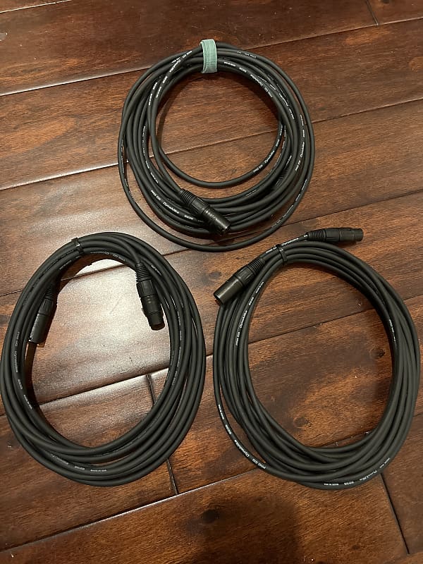 3x Pro Co Dynamike 25ft mic cables | Reverb