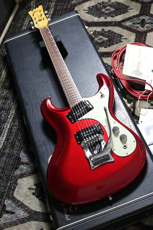 Mosrite V-65 Reissue 2000s - Candy Apple Red Fillmore MIJ | Reverb