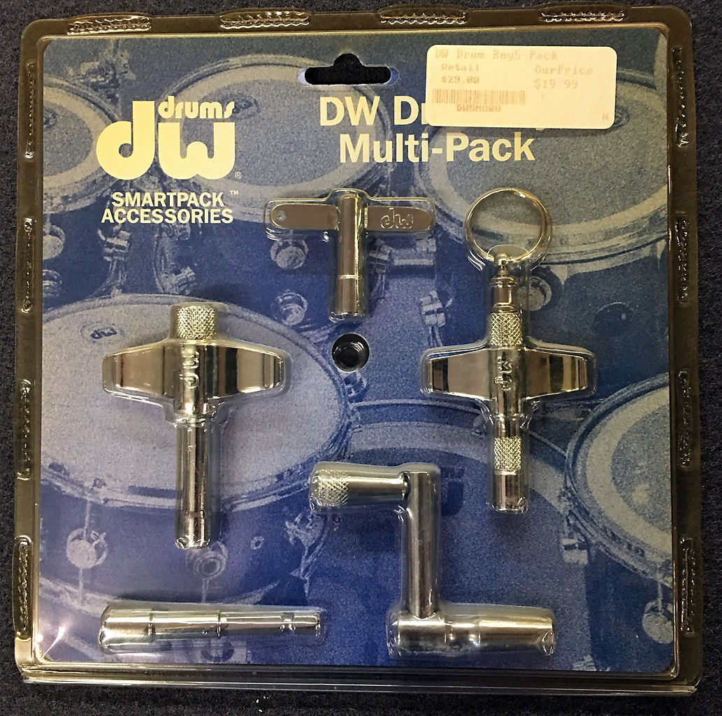 DW DWSM808 5 Drum Key Set (800, 801, 807, Heavy Duty, and | Reverb