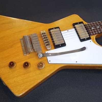 Gibson Allen Collins Korina Explorer, 1 of 38, Murphy Aged, | Reverb