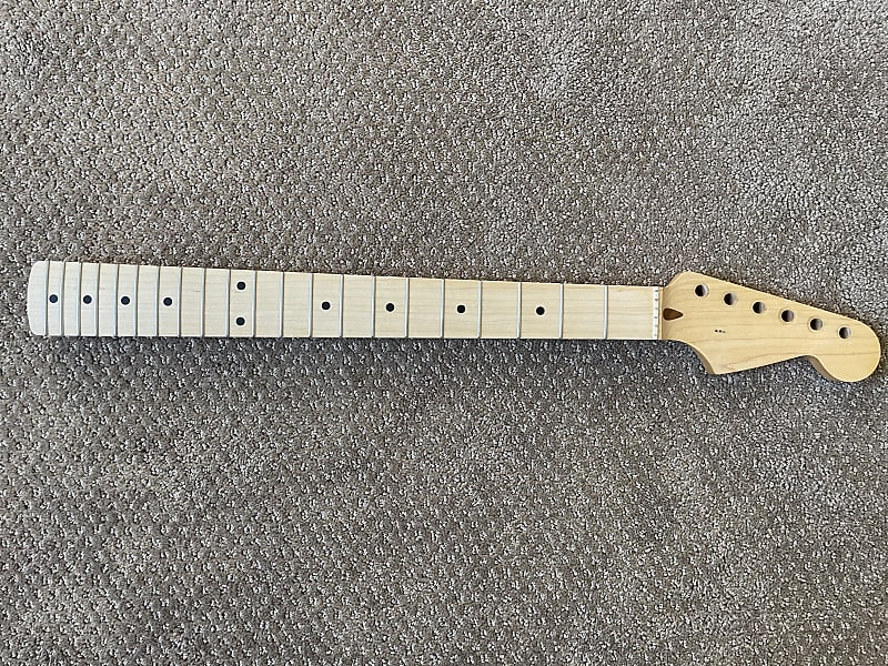Warmoth Replacement Strat Neck - Stainless Frets, Hipshot | Reverb