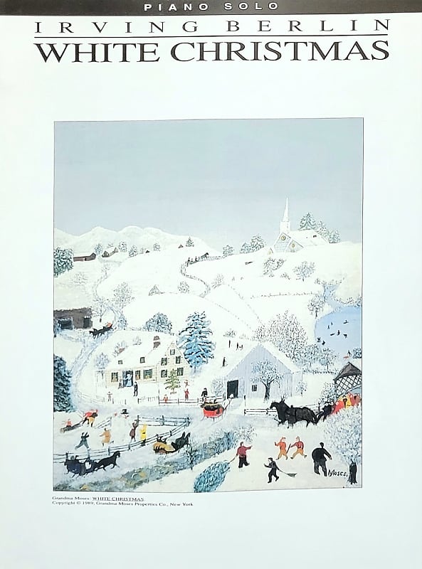 White Christmas - Irving Berlin - Piano Solo Sheet Music | Reverb