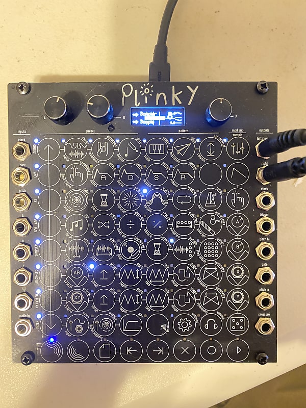 Thonk Plinky Synth Sampler 2021 Black | Reverb